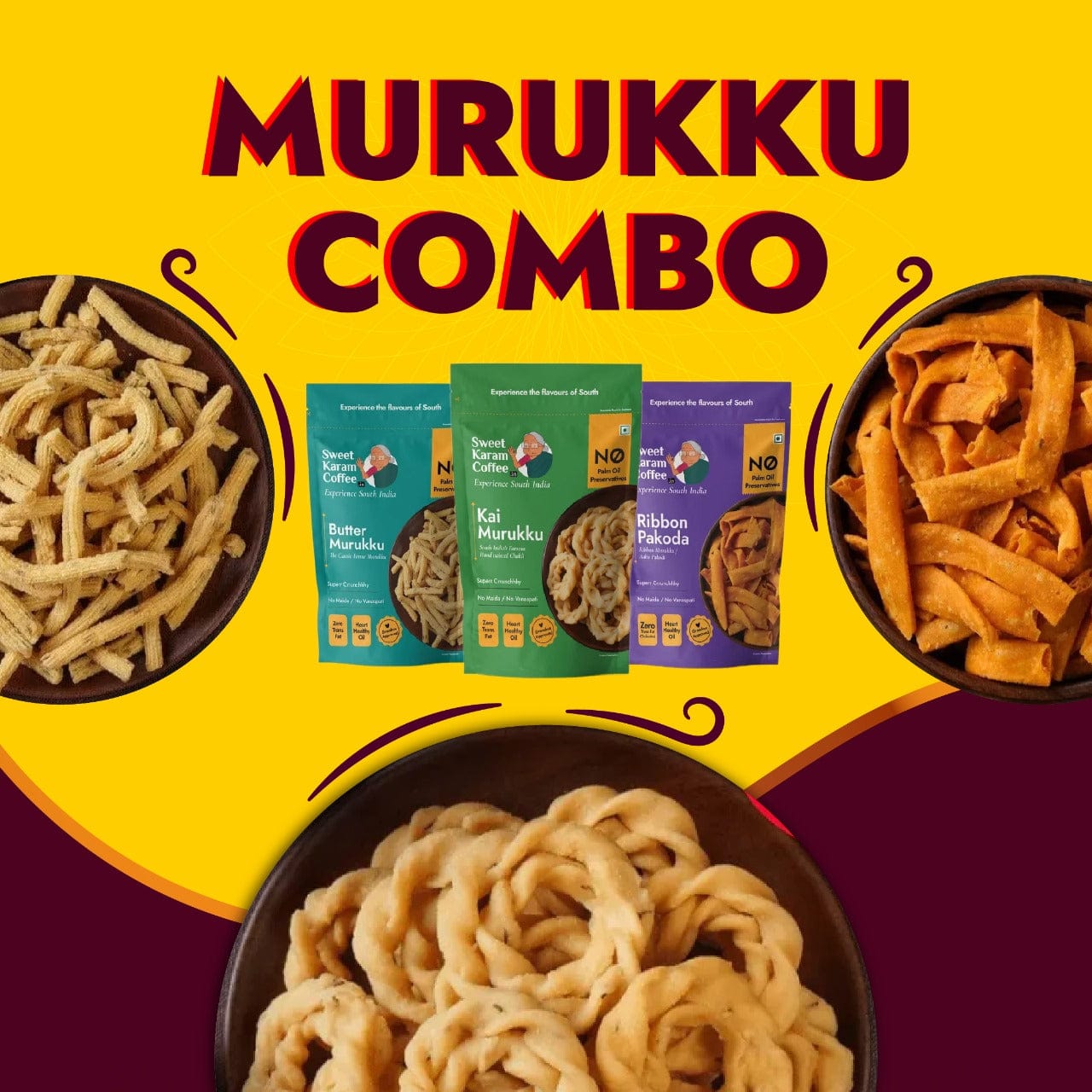 Types of Murukku for Every Mood: Salted, Spicy, Buttery & Beyond ...