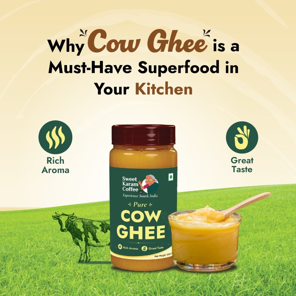 Why Cow Ghee is a Must-Have Superfood in Your Kitchen – Sweet Karam Coffee