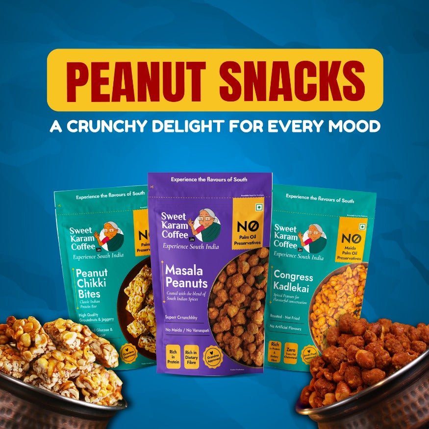 Peanut Snacks: A Crunchy Delight for Every Mood – Sweet Karam Coffee
