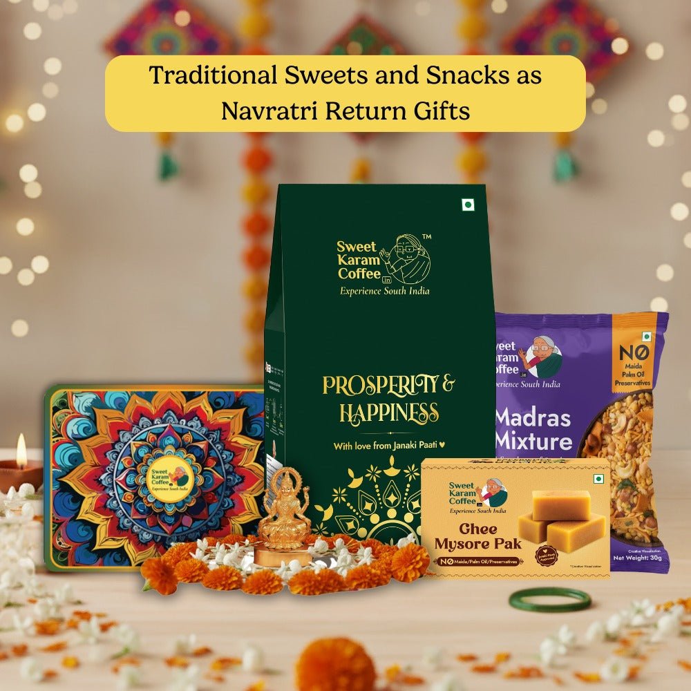 Traditional Sweets and Snacks as Navratri Return Gifts – Sweet Karam Coffee
