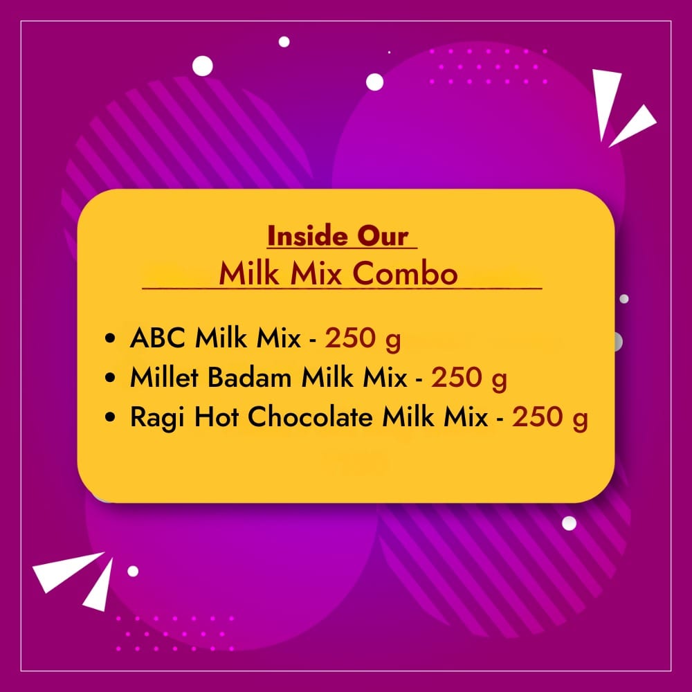 Special Milk Mix Combo | Healthy & Nutritious | Sweet Karam Coffee