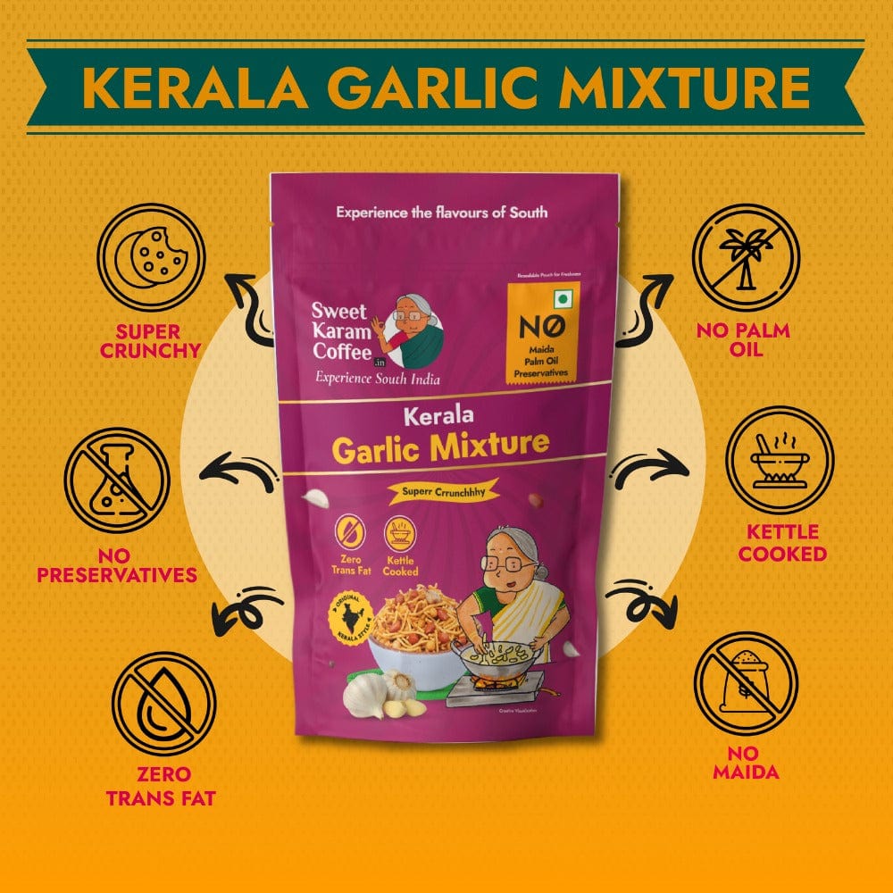 Buy Kerala Garlic Mixture Online | Sweet Karam Coffee