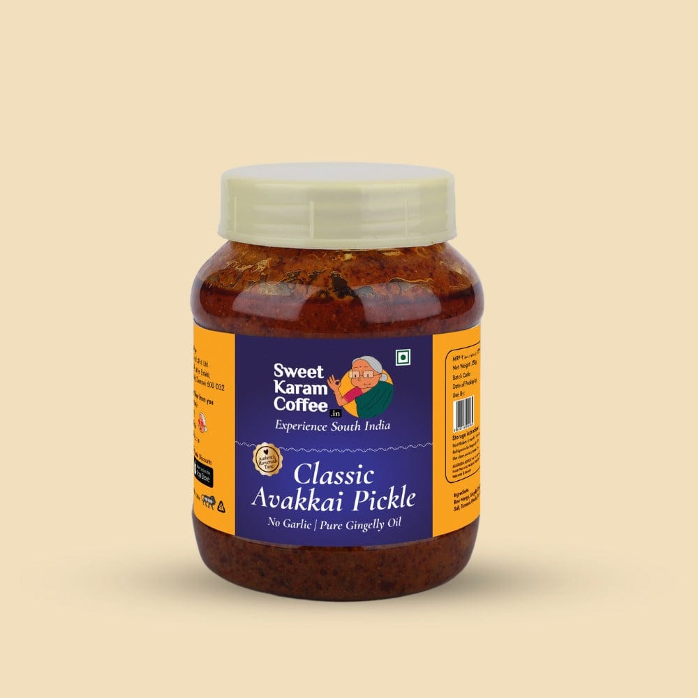 Buy Classic Raw Mango Pickle Online | Sweet Karam Coffee