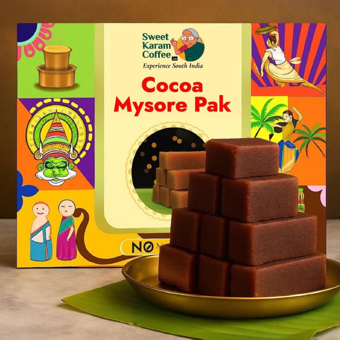 Buy Chocolate Mysore Pak Online | Sweet Karam Coffee